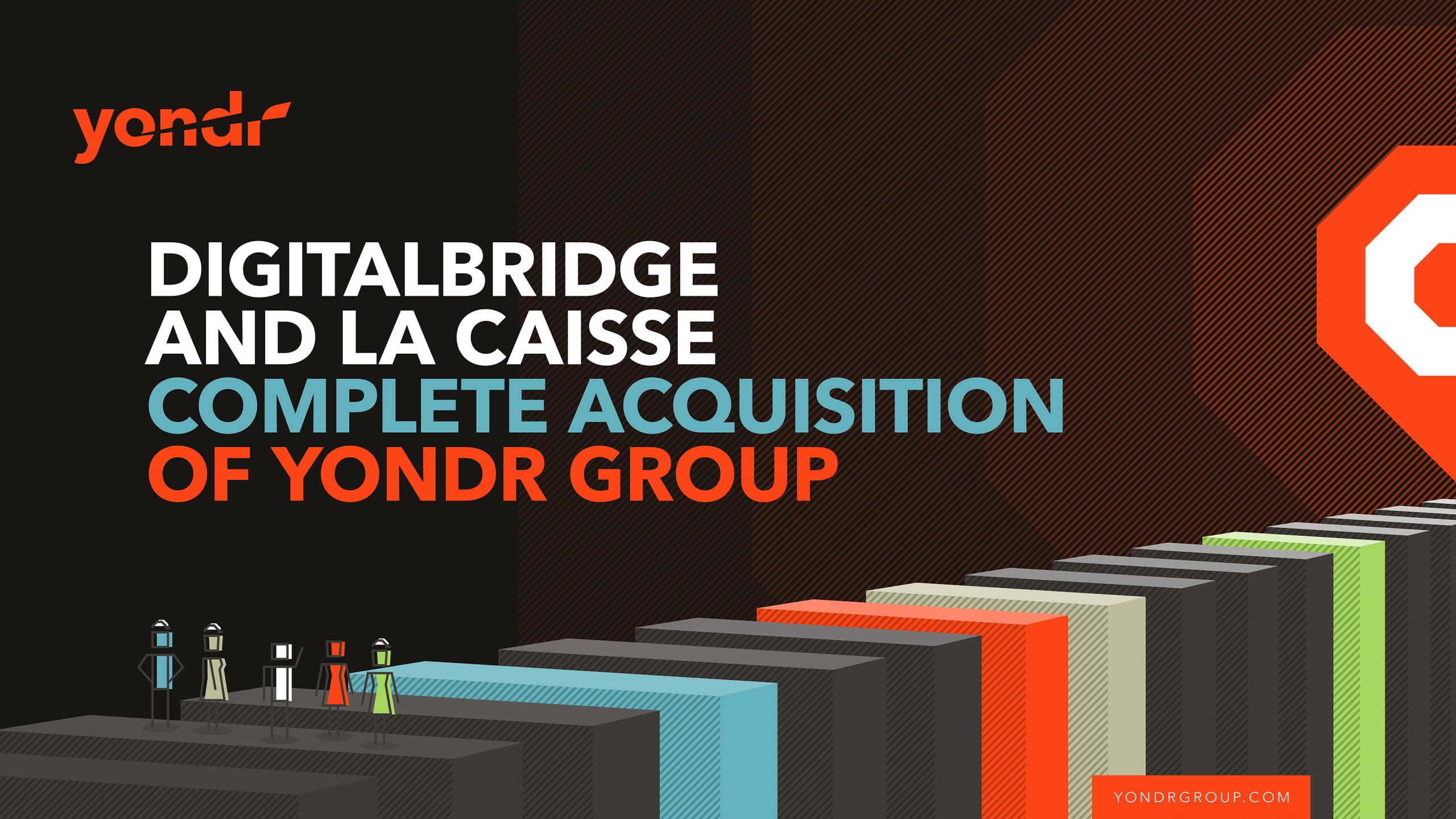 DigitalBridge and La Caisse complete acquisition of Yondr Group - Yondr